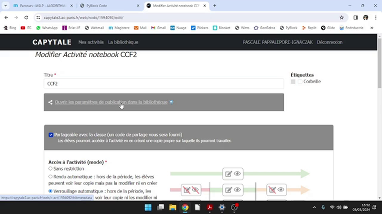 PodEduc - Programmer En Python Avec Capytale