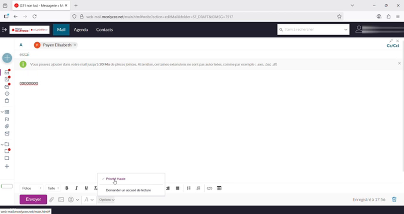 PodEduc - Tuto_Rediger Un Message Sur Monlycee.Net