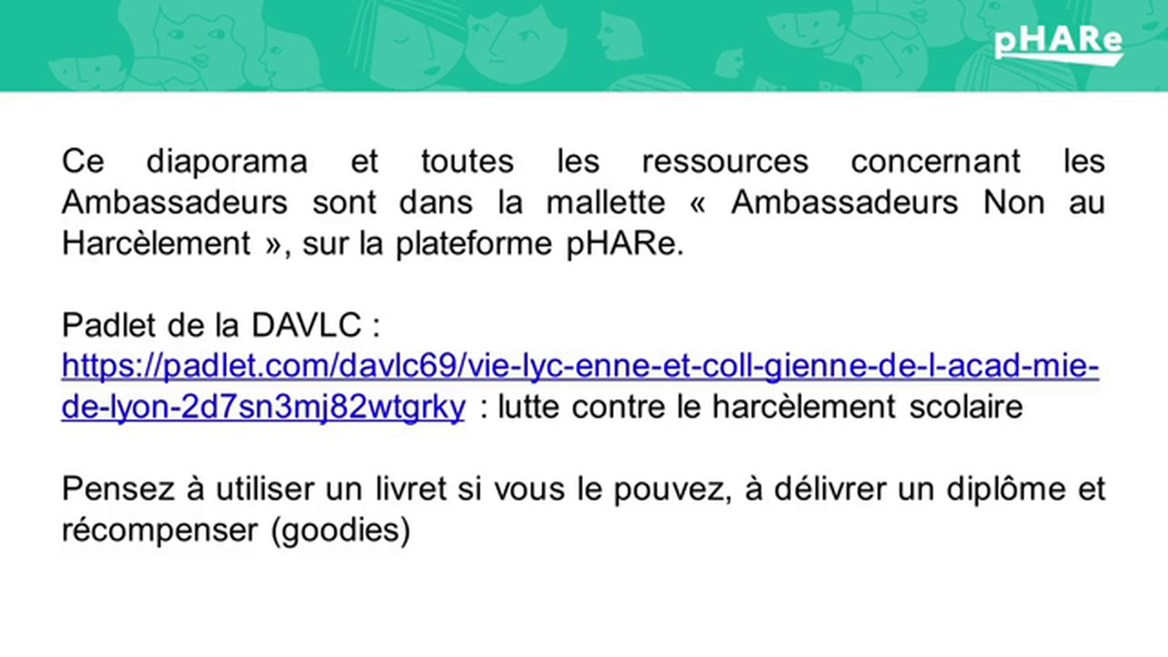 PodEduc - Eafc : Formation Phare Niveau 1, Session Du