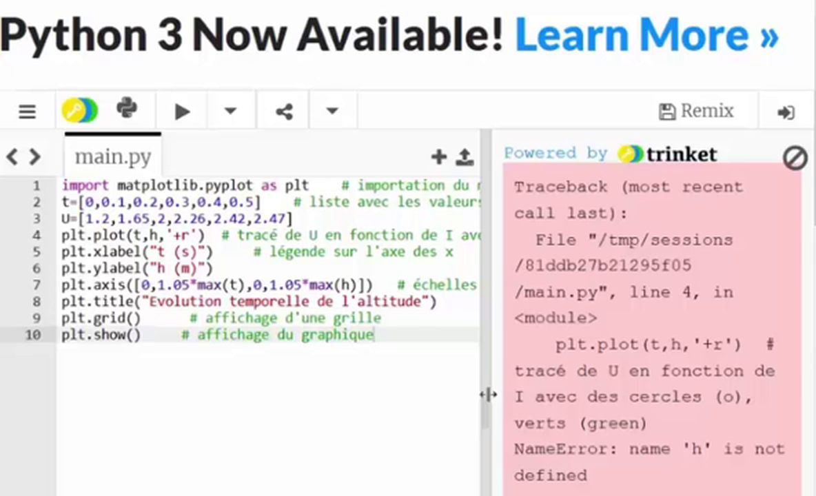 PodEduc - Tracer Un Graphique Avec Python.Mp4
