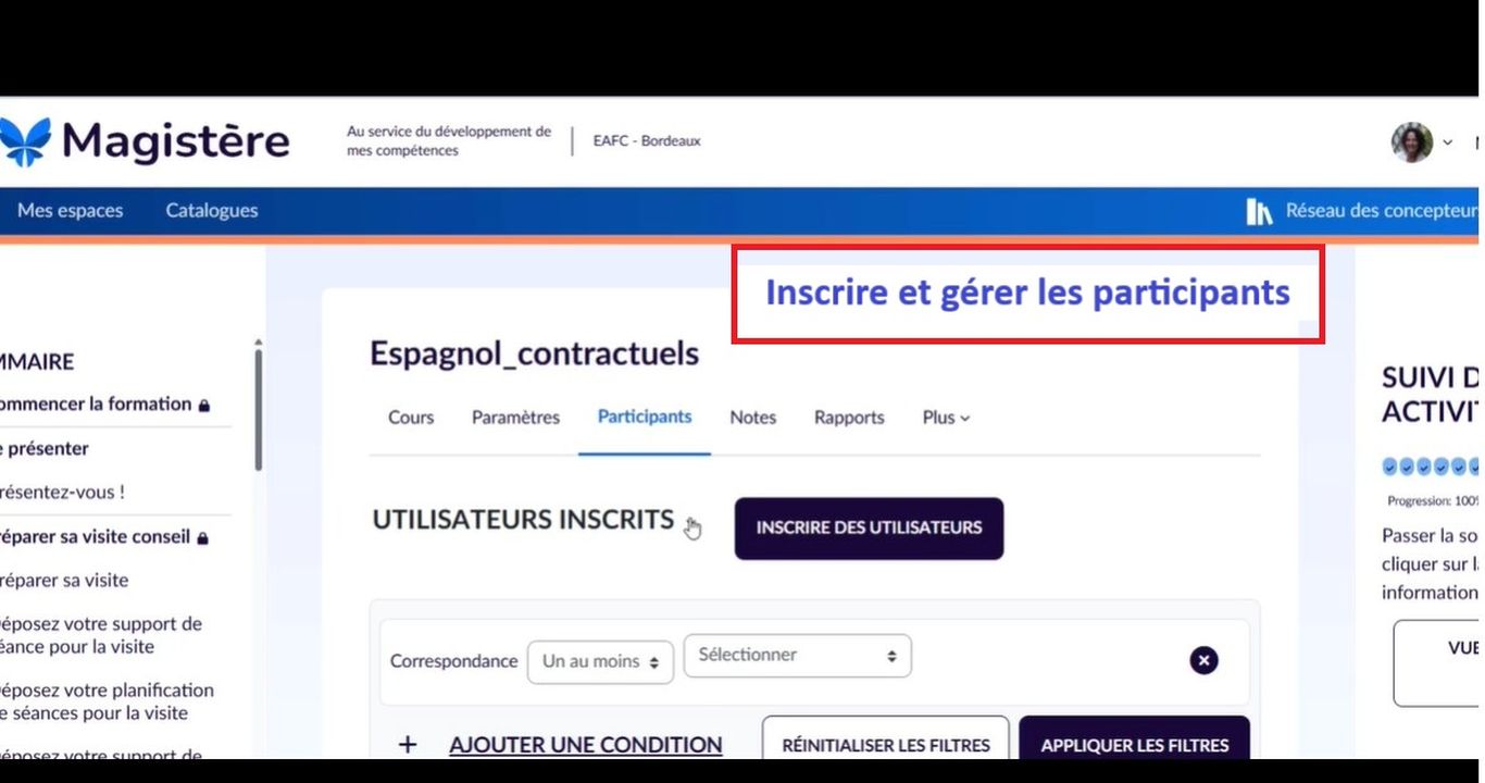 PodEduc - Tutoriel Insciption Et Gestion Des Participa…