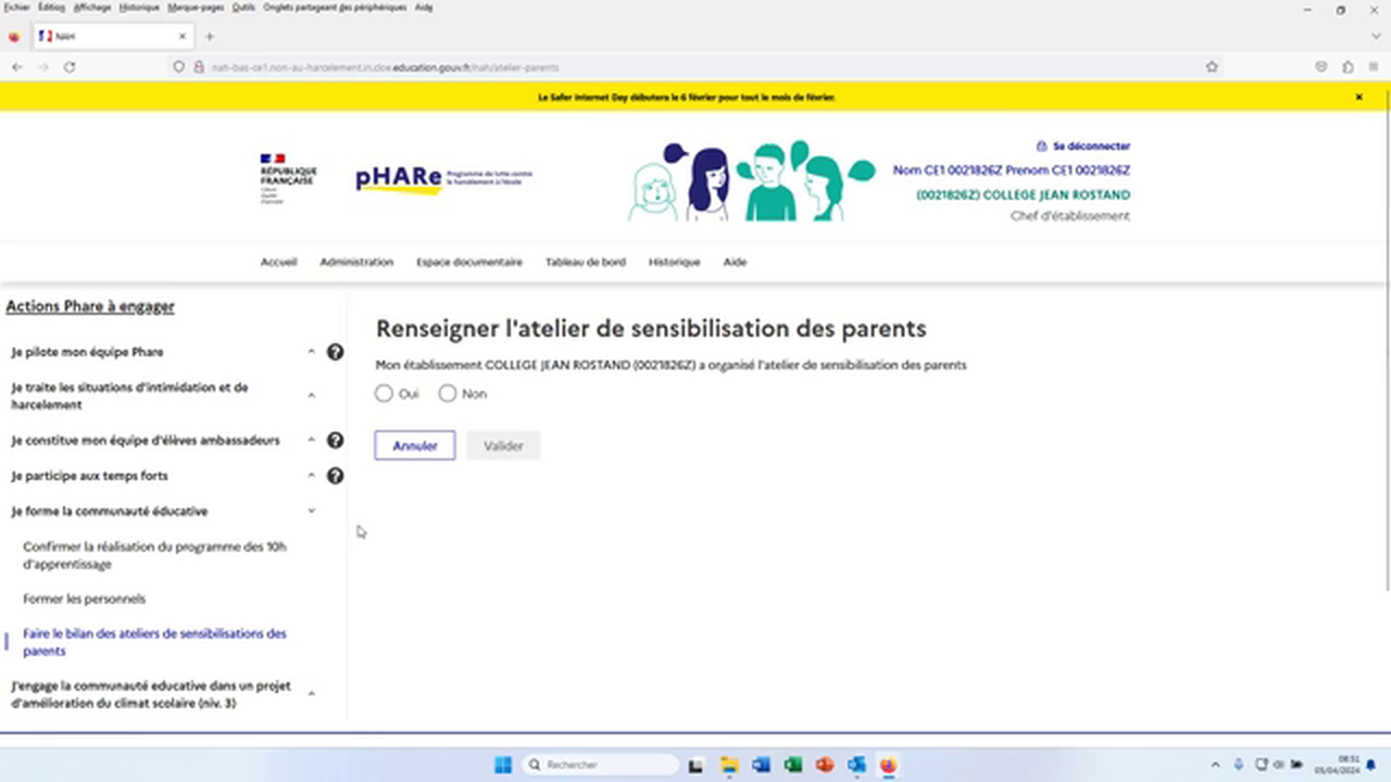 PodEduc - Tuto Labellisation Niveau 1 Second Degré