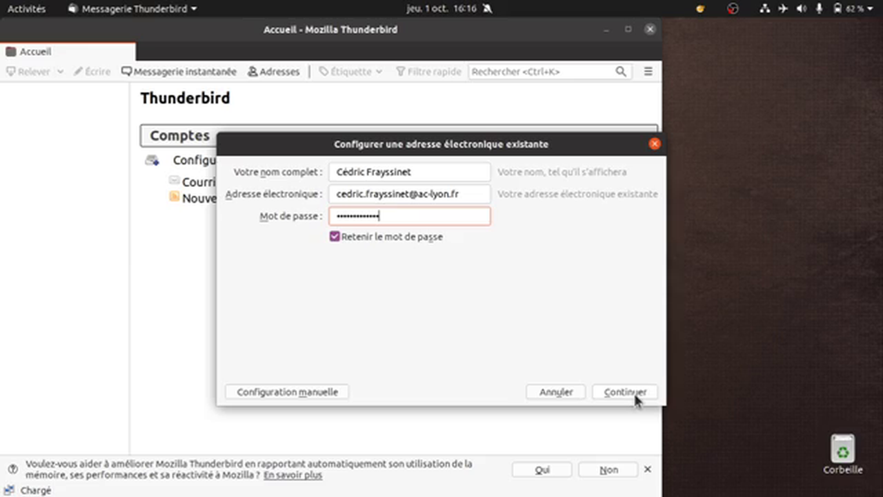 PodEduc - Configurer Sa Messagerie Académique Sur Thun…