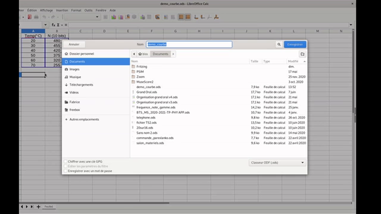 PodEduc - Numérique éducatif - Ressources-Tutoriels - Arduino-11-Tracer_Une_Courbe_Avec_Un_Tableur…