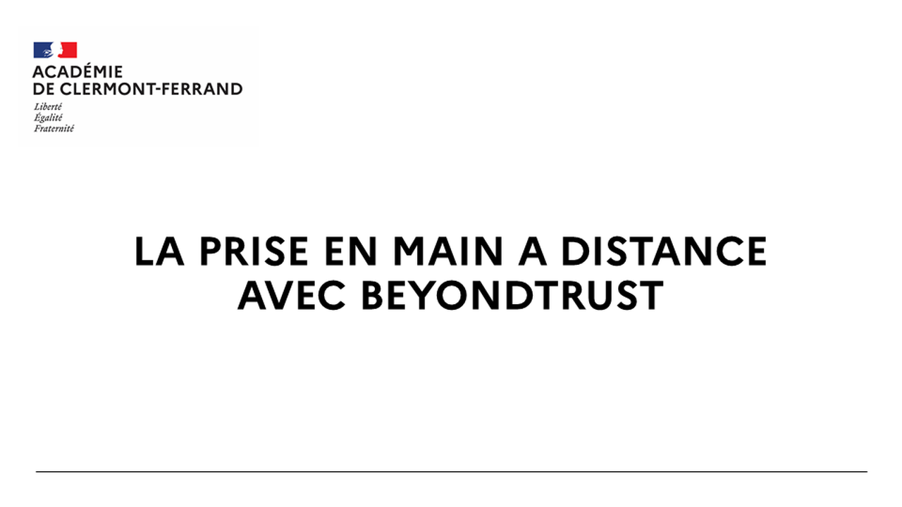 PodEduc - La Télémaintenance Avec Beyondtrust (Bomgar)