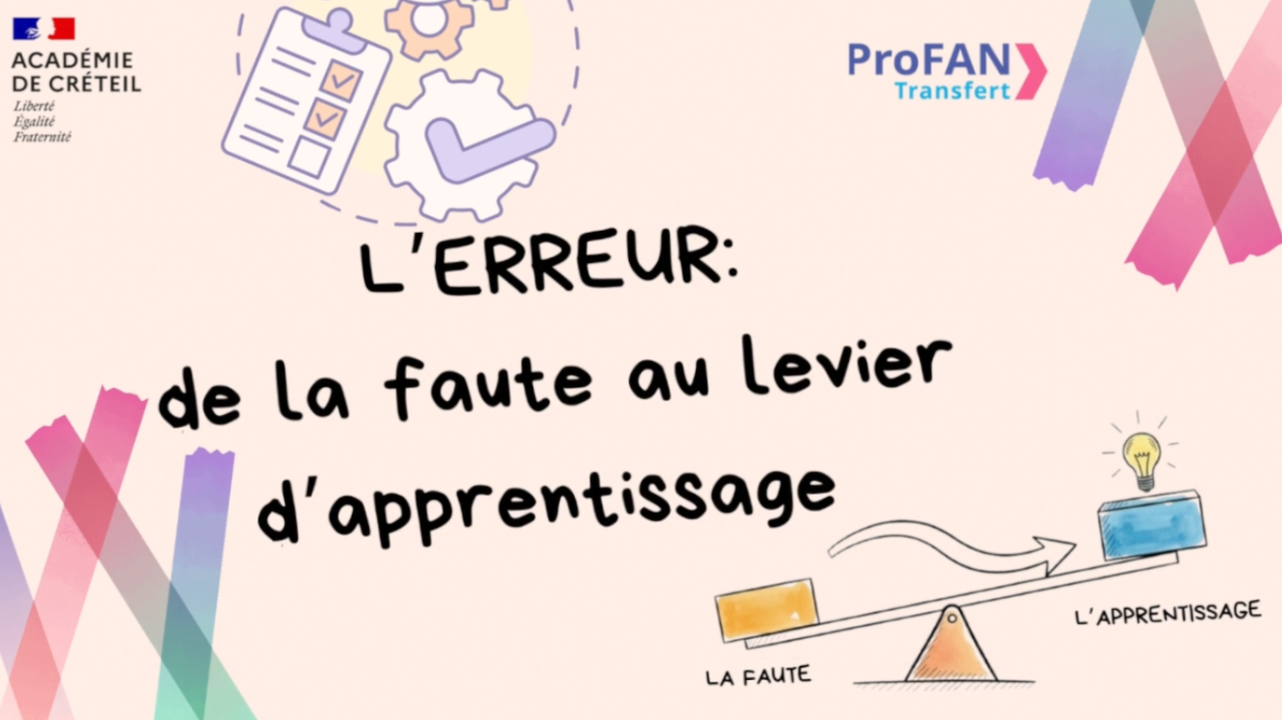 PodEduc - L'Erreur: De La Faute Au Levier D'Apprentiss…