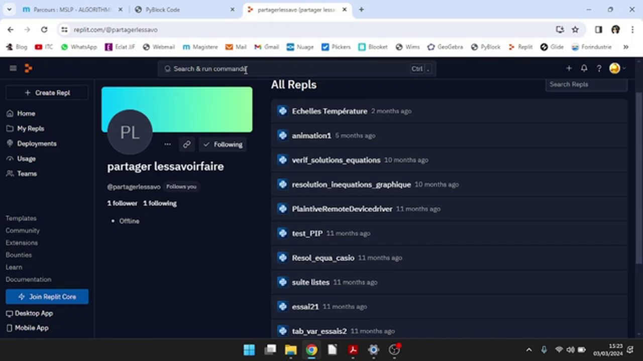 PodEduc - Programmer En Python Avec Replit En Ligne