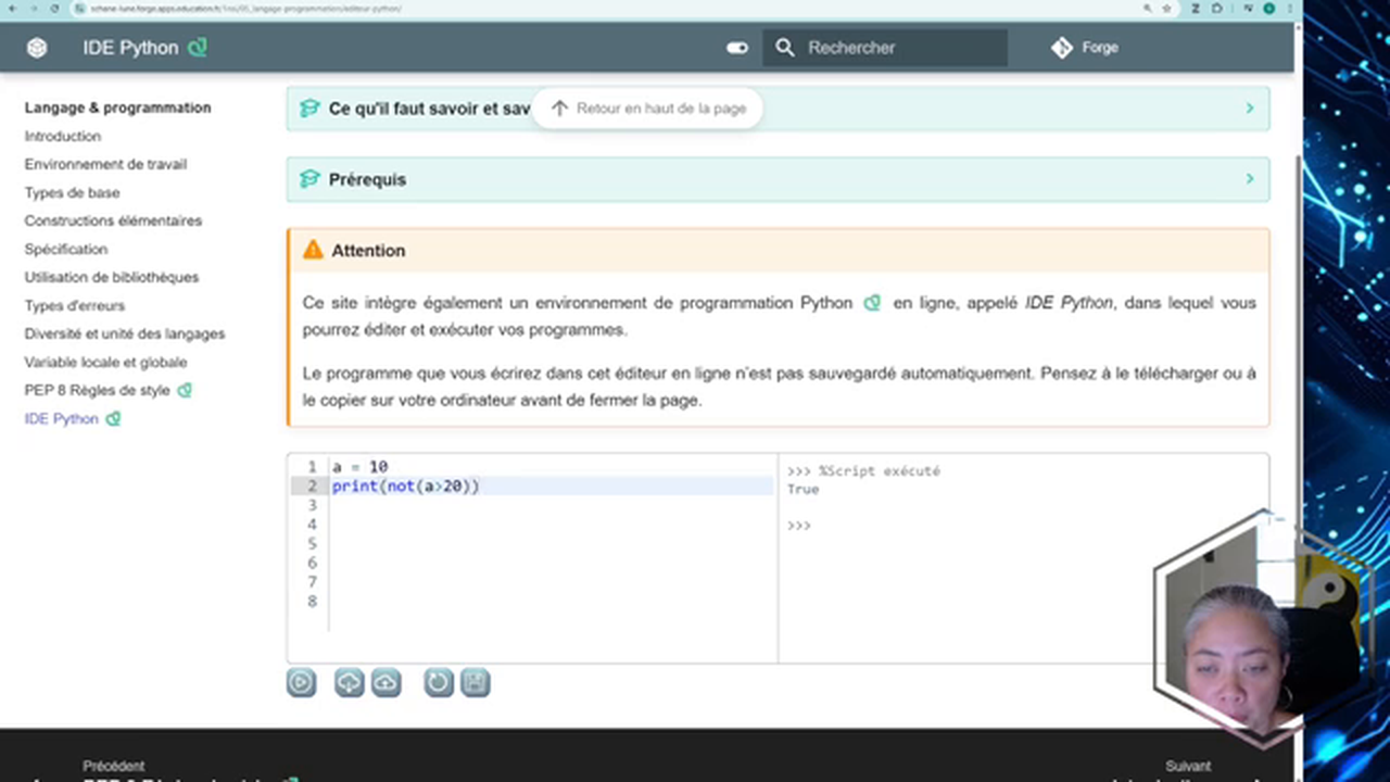 PodEduc - Python : Types De Base