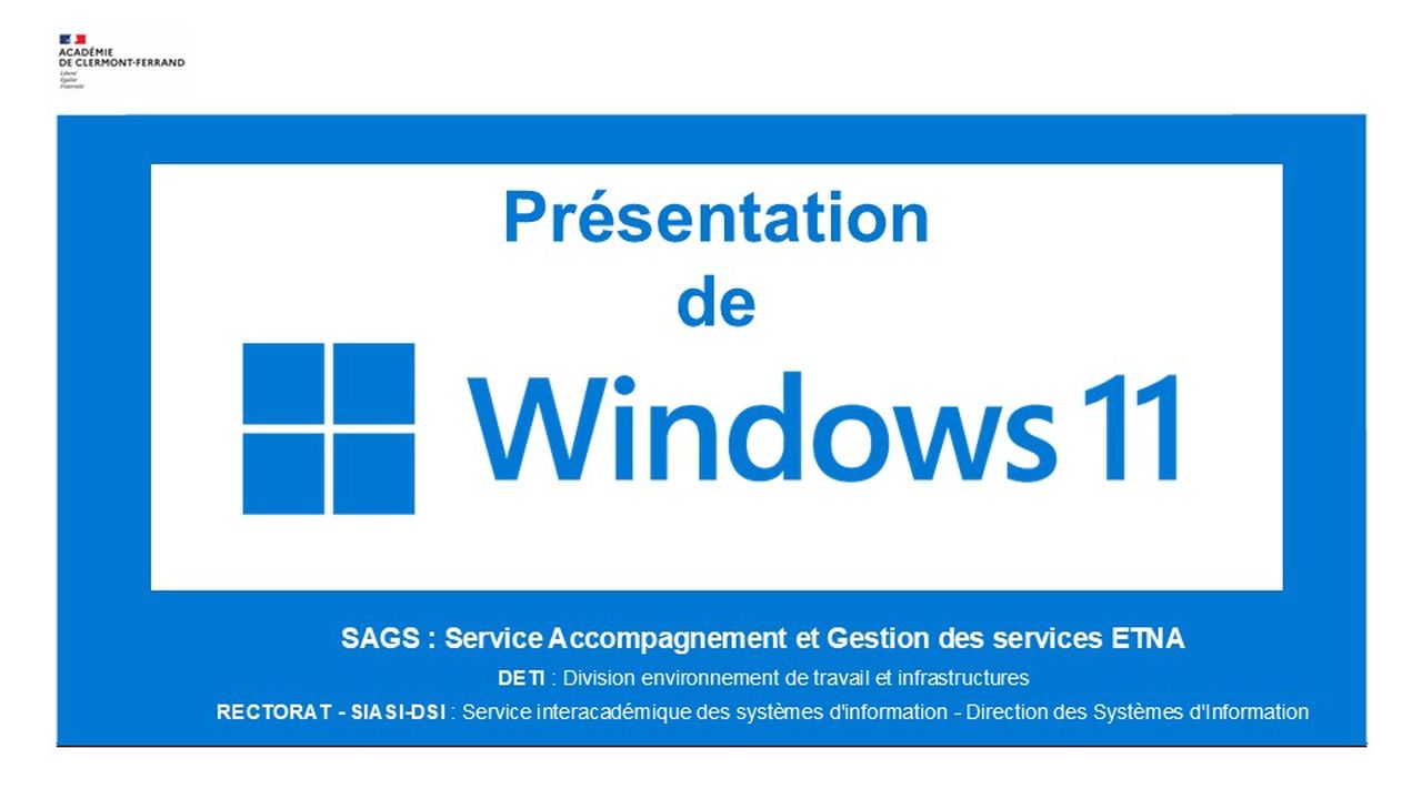 PodEduc - Présentation Windows 11
